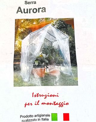 Serra Aurora completa con telo MADE IN ITALY