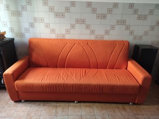 Divano 3 posti lineare trasformabile in letto