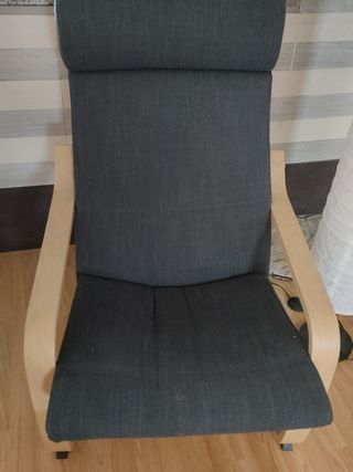 Poltrona e poggia piedi