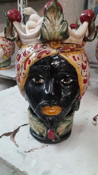 Testa di moro singola originale Caltagirone