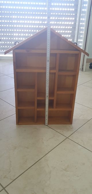 Bacheca portaoggetti di legno