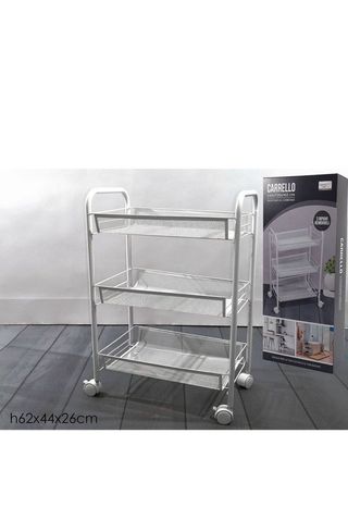 Carrello tre ripiani  porta oggetti con