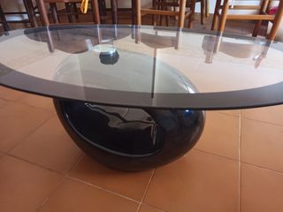 Tavolino da sala moderno di vetro