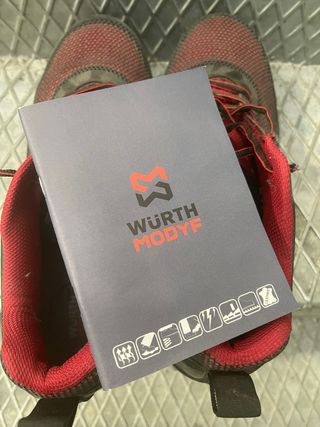 scarpa antinfortunistica WurthModyf n45 rosso/nera