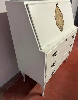 CASSETTIERA CON RIBALTA SHABBY