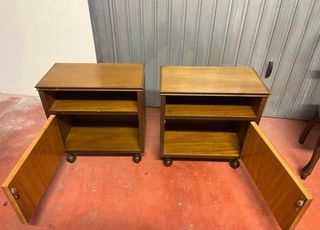 comodini in legno vintage