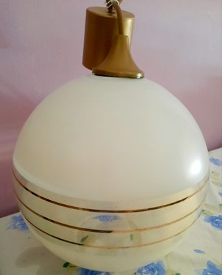 LAMPADARIO SOSPENSIONE IN VETRO SATINATO TEMPERATO