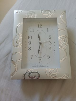 Orologio da tavolo argento