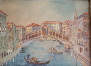 Dipinto firmato ▪ Venezia e il Canal Grande