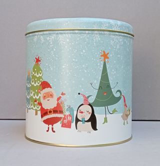 Scatola di latta di Natale