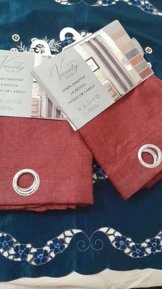 Coppia di tende opache d'arredo