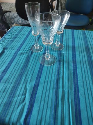 Set bicchieri mezzo cristallo pz 36