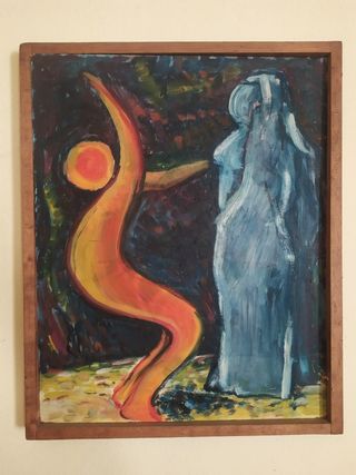 Quadro ad olio "Danza Dionisiaca"