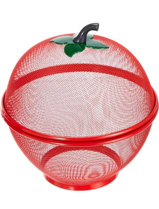 Cesto portafrutta acciaio forma mela