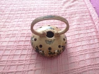 Vaso vintage ceramica dipinta a mano