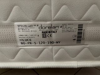 materasso Dorelan con rete una piazza e 1/2