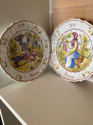 piatti quattro stagioni porcellana