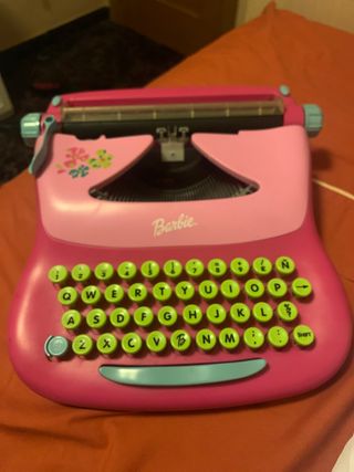Máquina de escribir edicion limitada barbie. de segunda mano por 40 EUR ...