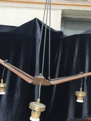 Lampadario vintage anni 65/70.