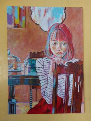 DIPINTO OLIO SU TELA 50x70 CM