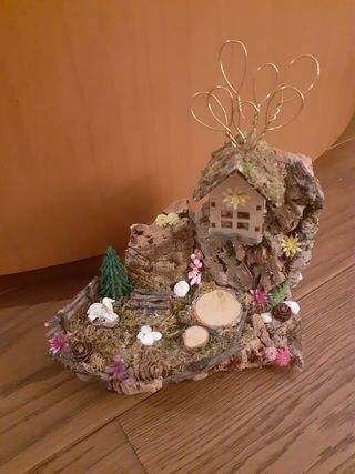 Composizione su corteccia