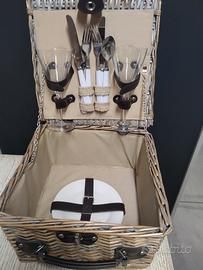 Cestino Pic nic vintage completo