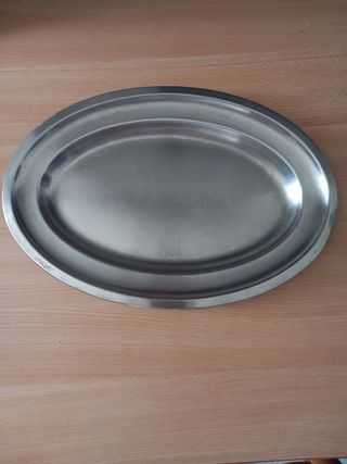 Vassoio ovale acciaio inox