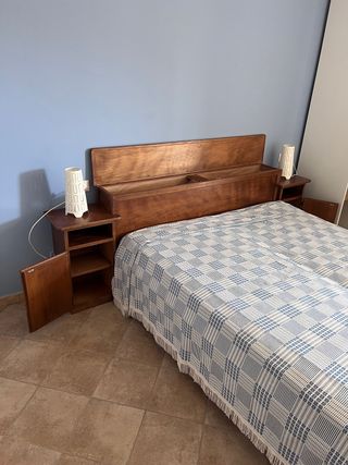Letto matrinoniale in legno