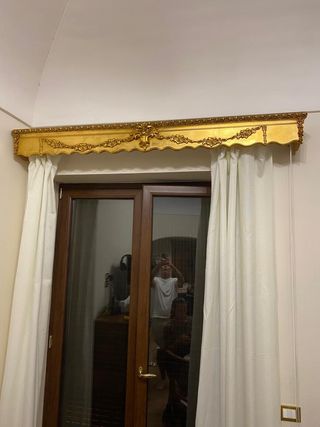 Mantovana con bastone tende