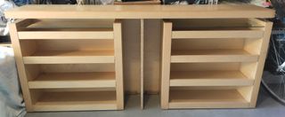 Testiera letto IKEA Malm betulla con comodini