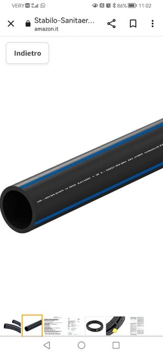 Tubo da irrigazione