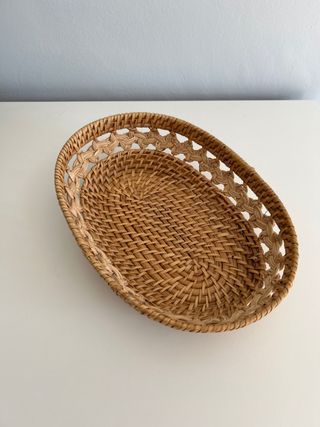 Cesto intreccio di vimini