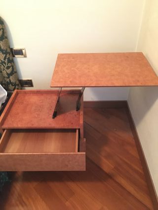 comodino tavolino con cassetti