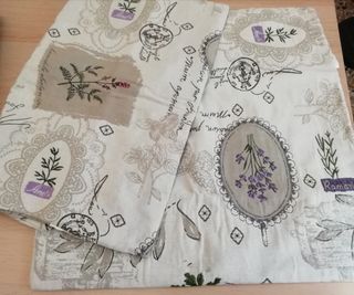 Coppia Copricuscini Shabby Chic