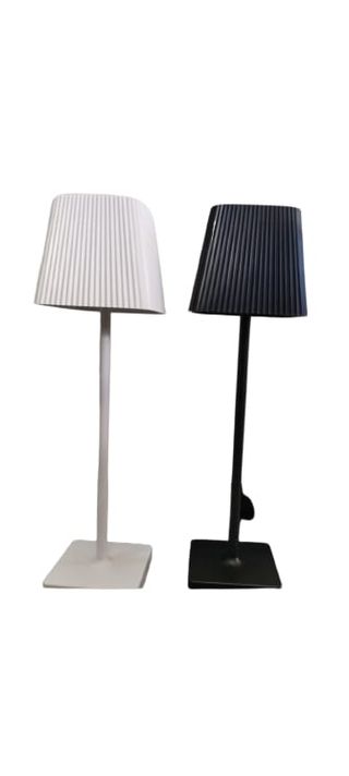 1 PZ LAMPADA TAVOLO DIMMERABILE BIANCO O NERO 35CM