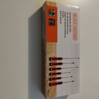 Black+Decker. Set 6 giraviti