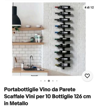 Portabottiglie nuovo con imballo.