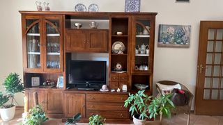 Parete attrezzata in arte povera