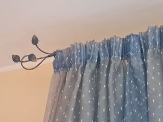 Bastone per tenda in ferro battuto