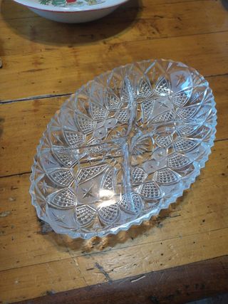 Vassoio porta antipasto vetro 4