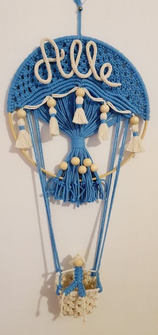 Decorazione cameretta mongolfiera