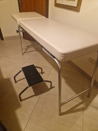 LETTINO MEDICO DA VISITA CON SGABELLO