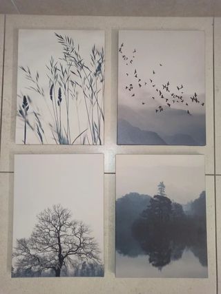 Set di 4 immagini canvas IKEA