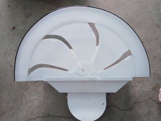 3 Plafoniere applique vintage di vetro