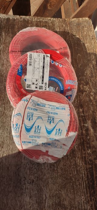 matassa FS17 450-750v rossa 1.5x100 metri nuova