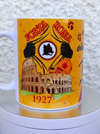 Tazza Roma in ceramica UNICA grafica