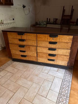 cassettiera con specchio primi ‘900