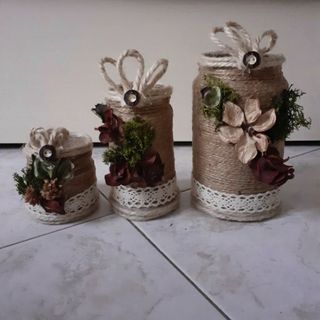 Portacandele shabby chic