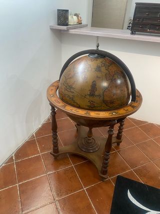 mappamondo porta liquori bar