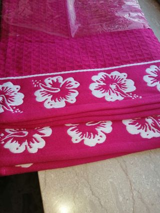 Telo da mare, tessuto nido d'ape, nuovo